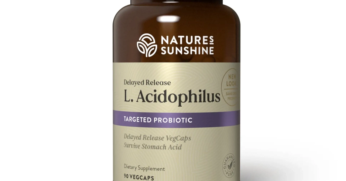 Nature's Sunshine L. Acidophilus Probiotic - 90 Capsules - Zeigler's ...