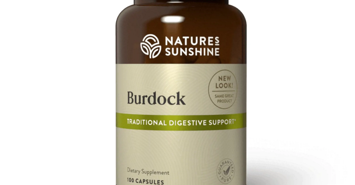 Nature's Sunshine Burdock - 100 Capsules - Zeigler's Natural Health