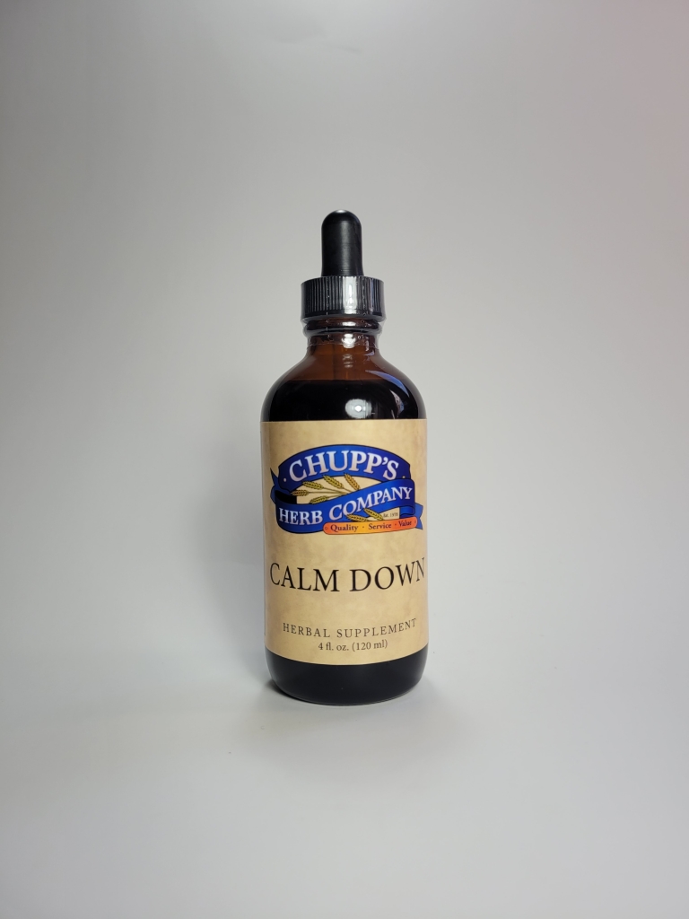 Chupp's Herbs Calm Down - 4 fl oz - Zeigler's Natural Health