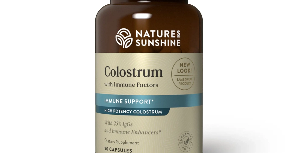 Nature's Sunshine Colostrum with Immune Factors - 60 Capsules - Zeigler ...
