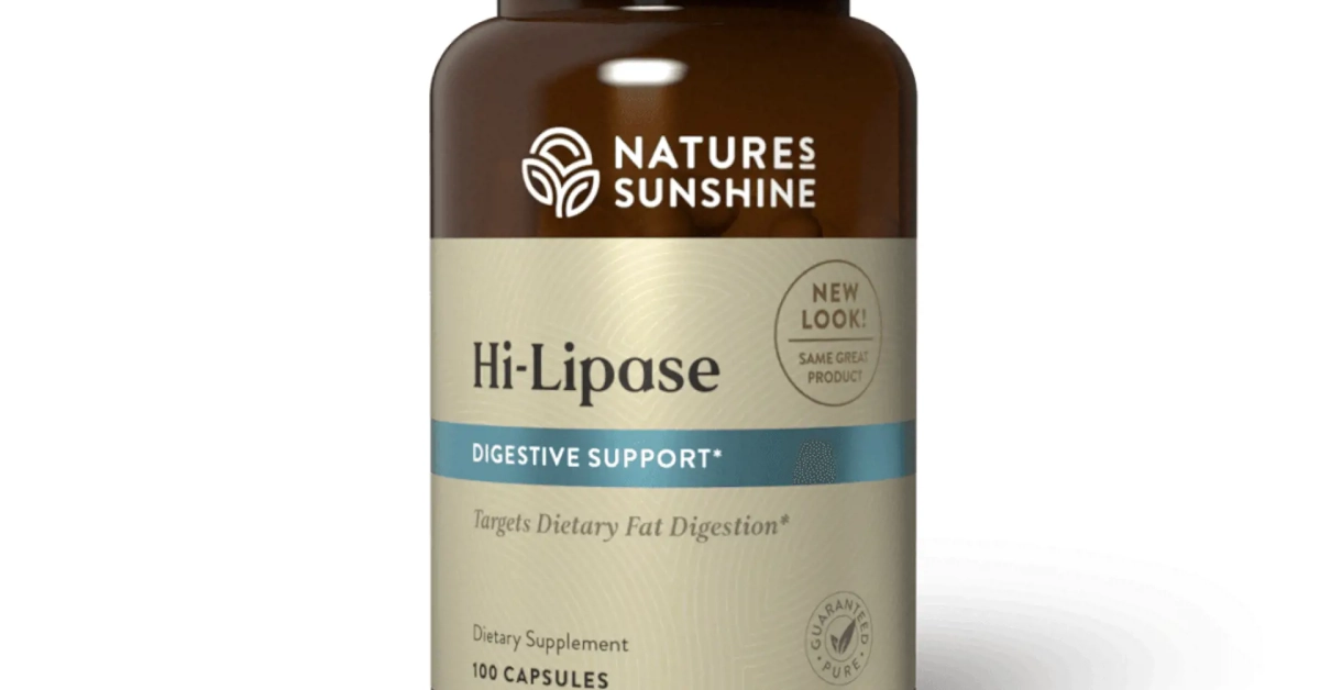 Nature's Sunshine Hi Lipase - 100 Capsules - Zeigler's Natural Health