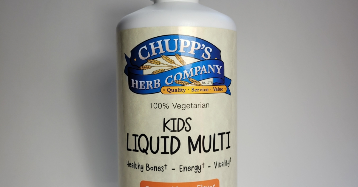 Chupp's Herbs Vegetarian Kids Liquid Multi, Mango Banana - 30 fl oz ...