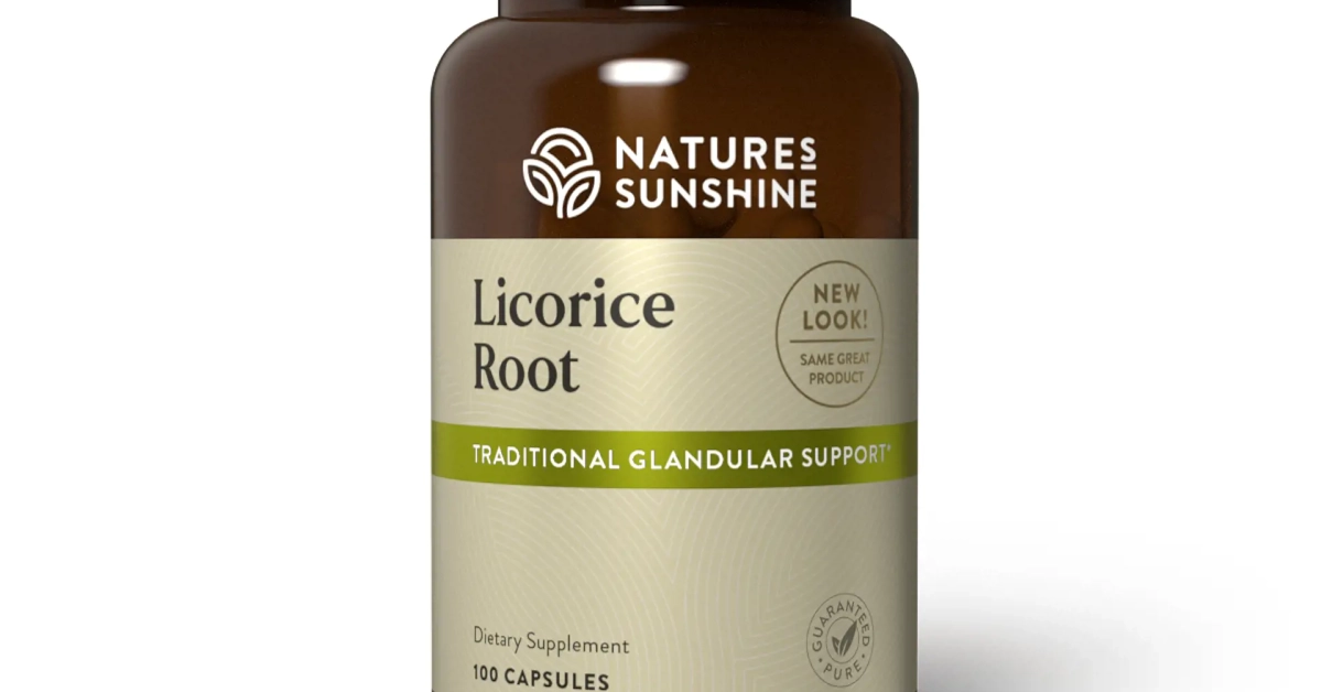 Nature's Sunshine Licorice Root - 100 Capsules - Zeigler's Natural Health