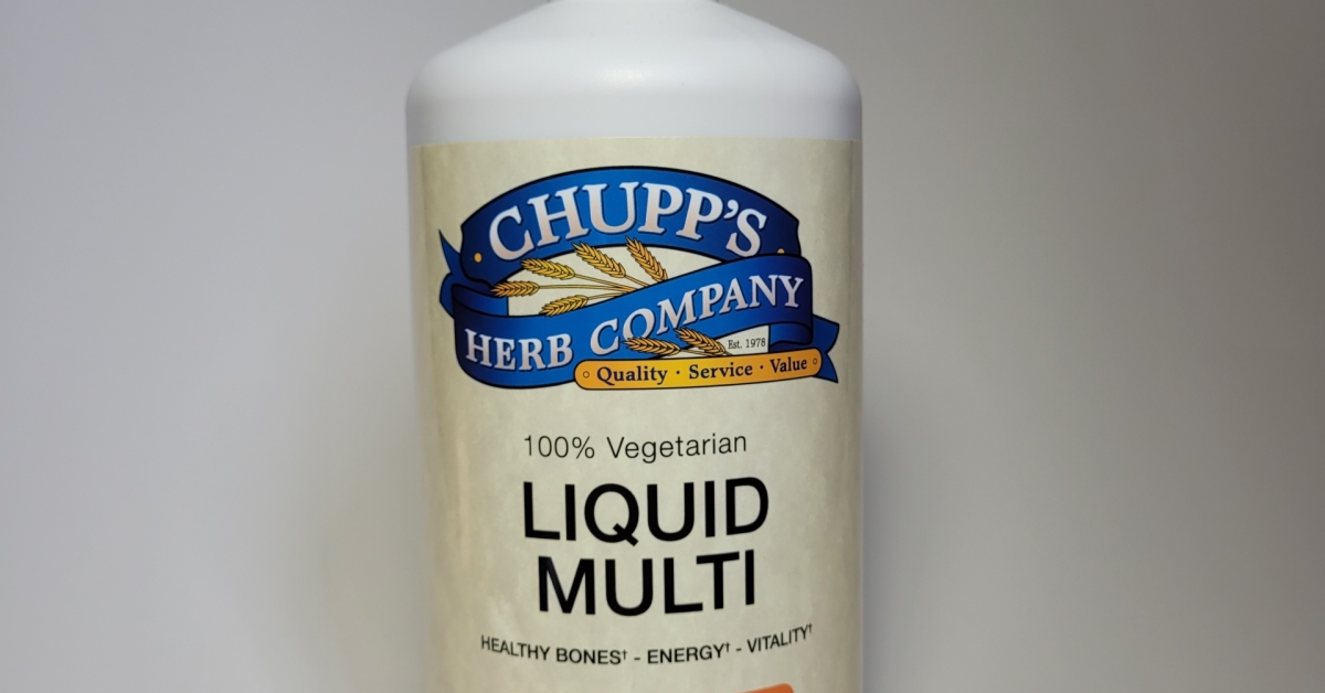 Chupp's Herbs Vegetarian Liquid Multi, Orange Mango - 30 fl oz ...
