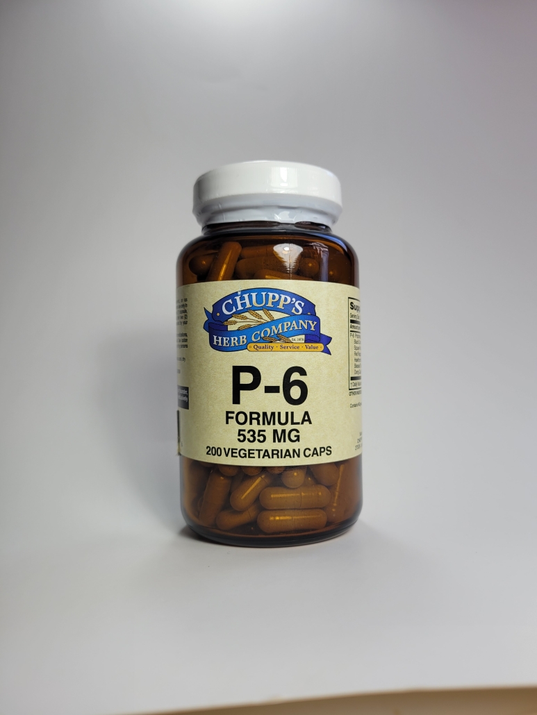 Chupp's Herbs P-6 Formula - 535 mg - 200 Vegetarian Capsules - Zeigler ...