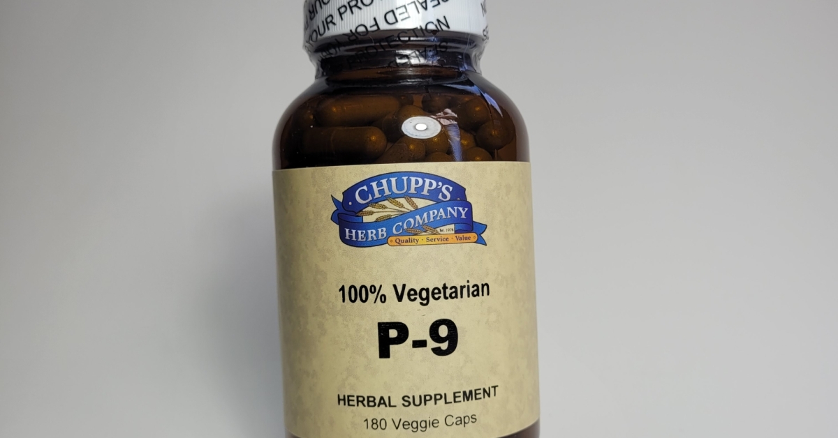 Chupp's Herbs P-9 Formula - 180 Vegetarian Capsules - Zeigler's Natural ...