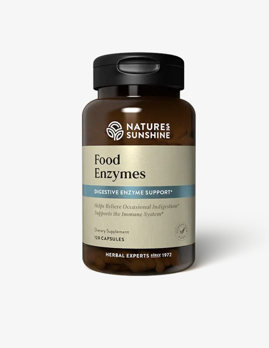 Nature's Sunshine Food Enzymes - 120 Capsules - Zeigler's Natural Health