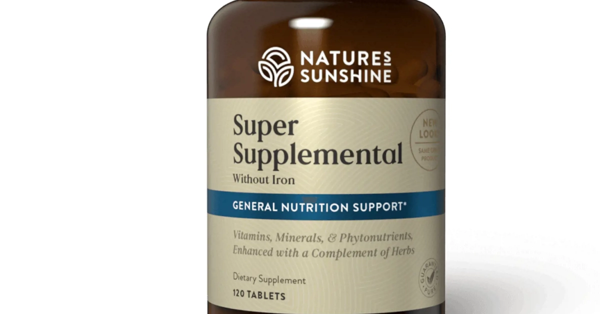Nature's Sunshine Super Supplemental Vitamin and Mineral (Without Iron ...