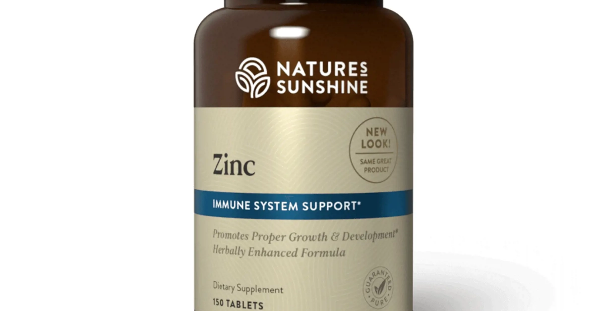 Nature's Sunshine Zinc - 25 mg - 150 Tablets - Zeigler's Natural Health